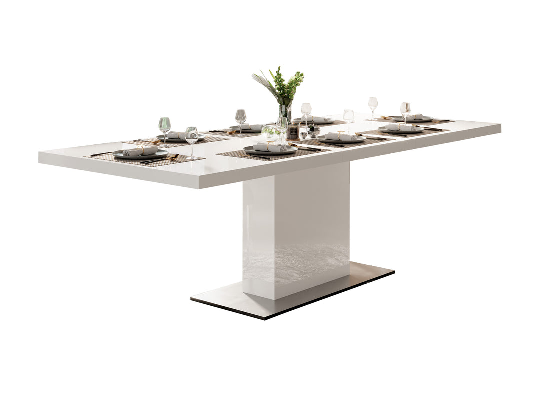 Cartier 71" White Extendable Dining Table – EQmodern