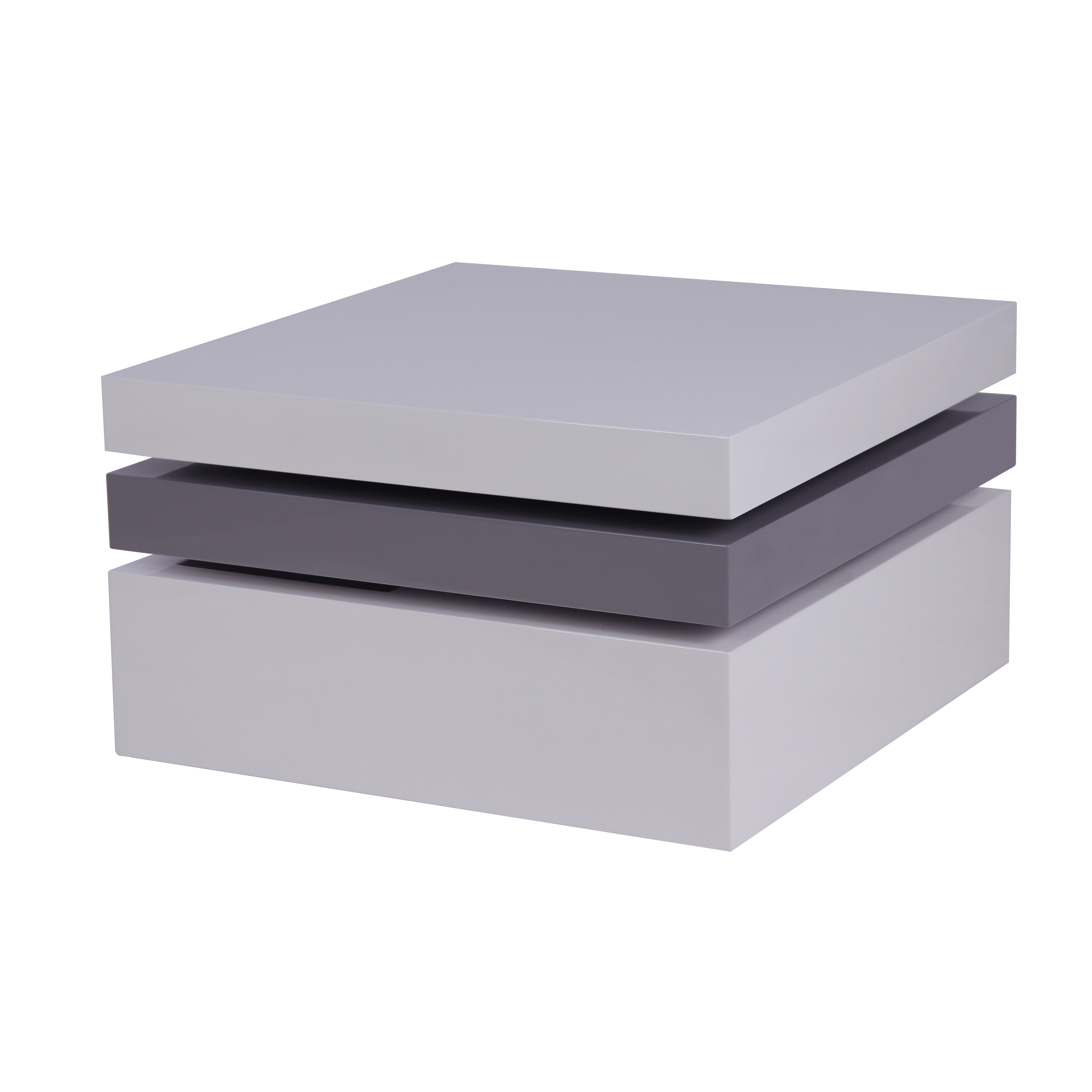 TRISTA White & Gray Coffee Table – EQmodern